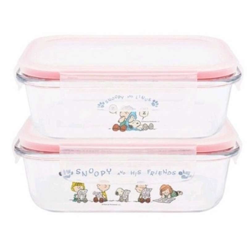 Jual Pyrex 4pcs Snoopy Reborn Storage Set - 2 Lock Lid Di Seller Sentry ...