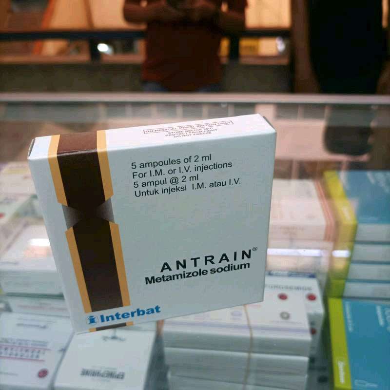 Jual New Seller Dijualantrain (metamizole) Injeksi Per Box Utuh Di ...