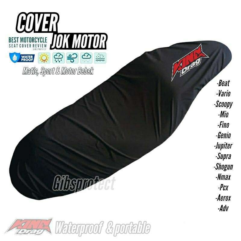 Promo King Drag Sarung Jok Motor Portable Seat Cover Waterproof ...