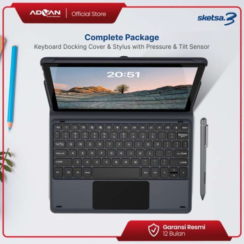 Jual Advan Tab Sketsa 3 - 6gb 128gb (6/128) Tablet 10.1 Ips New Ori ...