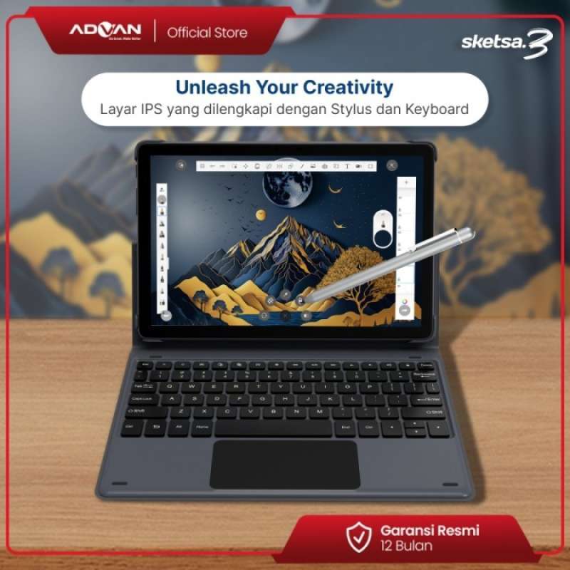 Jual Advan Tab Sketsa 3 - 6gb 128gb (6/128) Tablet 10.1 Ips New Ori ...