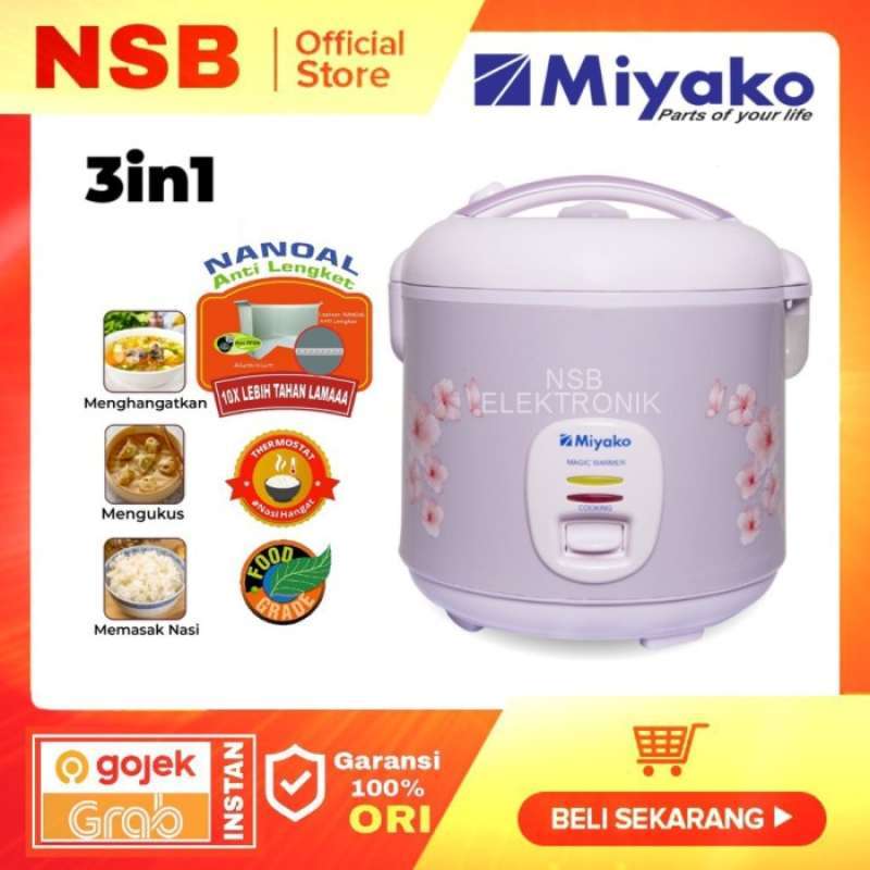 Promo Mejikom Miyako Mcm-509 Rice Cooker 1.8 L Mejicom Miyako 3in1 ...