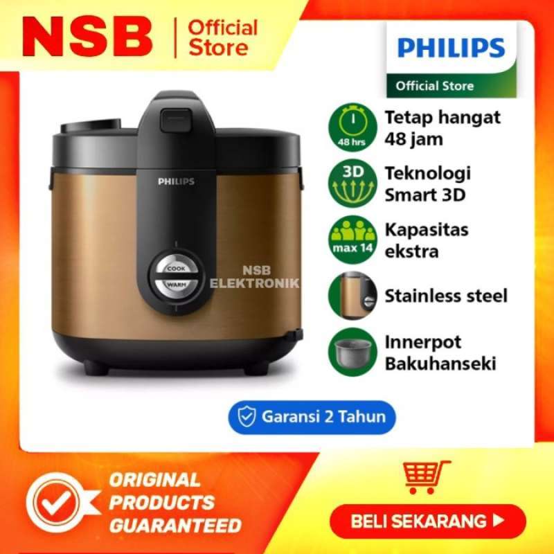 Promo Philips Rice Cooker Magicom Hd3138/33 Mejicom Mejikom Diskon 23% ...