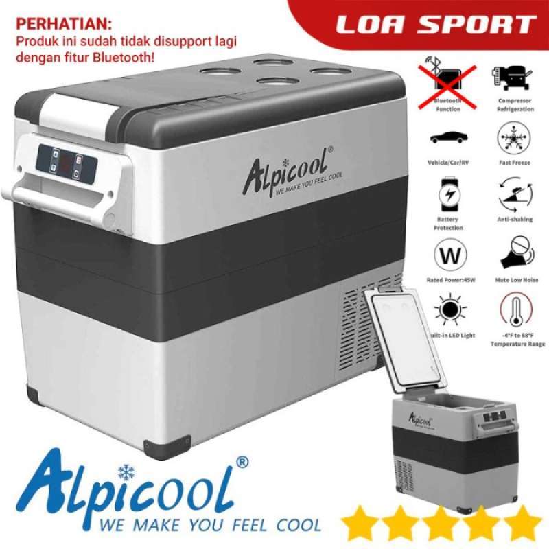 Promo Kulkas Mobil Portable Freezer Bluetooth 55l 45w Dc 12/24v Ac 110 ...