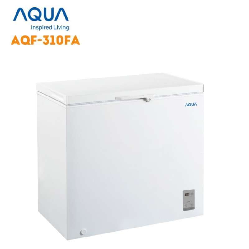 Promo Aqua Aqf310fa Chest Freezer 300 Liter With White Pcm Digital ...