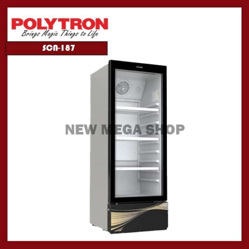 Promo Polytron Scn-187 Showcase 3 Rak 180 Liter - Khusus Jabodetabek ...