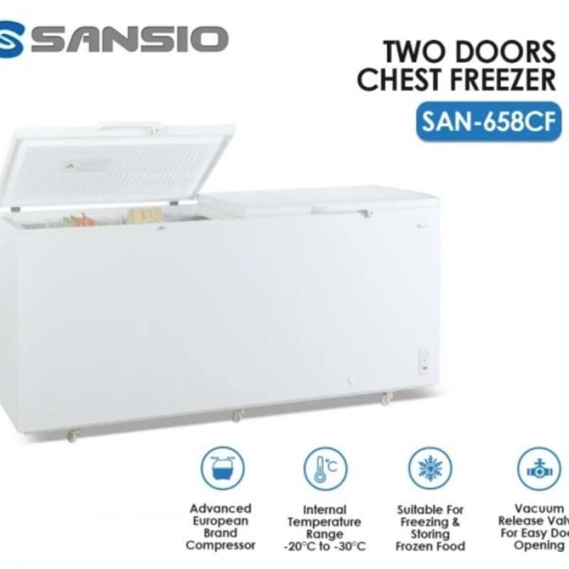 Promo Sansio - Chest Freezer 658liter / San-658cf Diskon 23% Di Seller ...