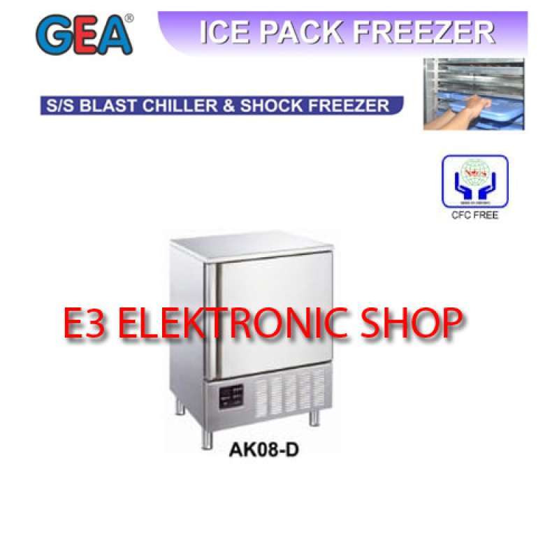 Promo Gea Ak08-d Stainles Steel Blast Chiller & Shock Freezer - Penurun ...