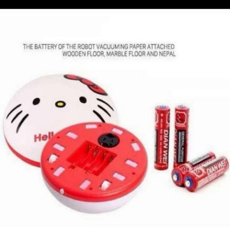 Promo Mainan Robot Pembersih Lantai Hello Kitty Mainan Vacuum Cleaner ...