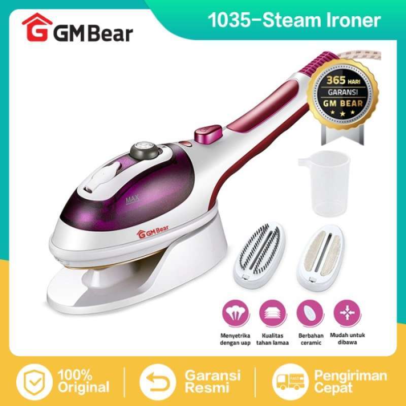 Promo Gm Bear Ironer Steam 1035 - Setrikaan Uap Multifungsi Diskon 23% Di Seller Shimatani Store ...