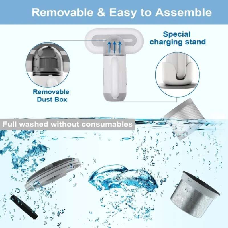 Promo Swdk Kc-101 Wireless Dust Mites Removal Vacuum Cleaner Tungau ...