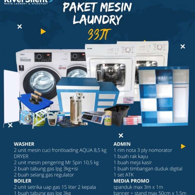 Promo Paket Usaha Laundry Profesional 33 Juta Diskon 23% Di Seller ...