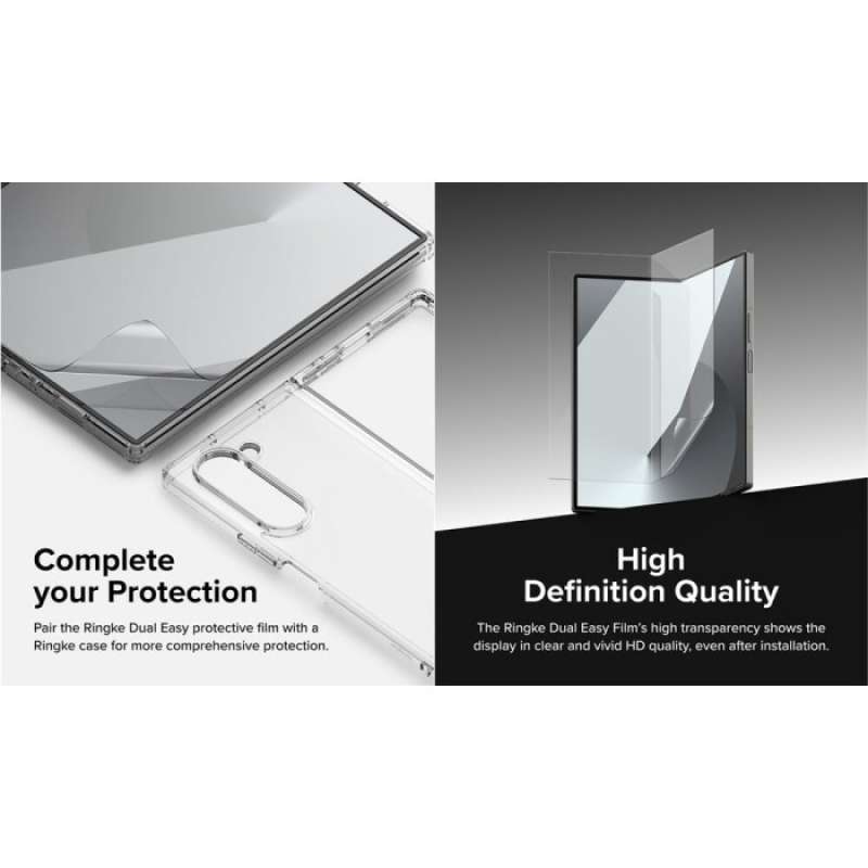 Promo Ringke Samsung Galaxy Z Fold 6 Dual Easy Film 2 Pack Clear Screen ...
