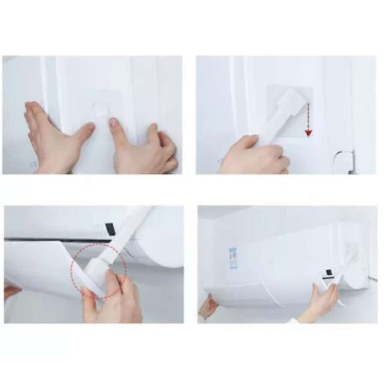 Promo Ac Air Screen Cover Reflektor Talang Penahan Hembusan Angin Ac ...