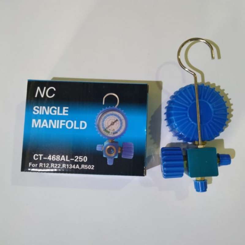 Promo Testing Manifold Single Blue Untuk Pengisian Fren Ac R22 R134 ...