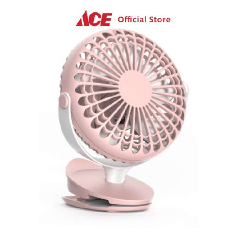 Promo Ace Memoo Kipas Angin Portabel Clip Rechargeable - Pink Diskon 23 ...