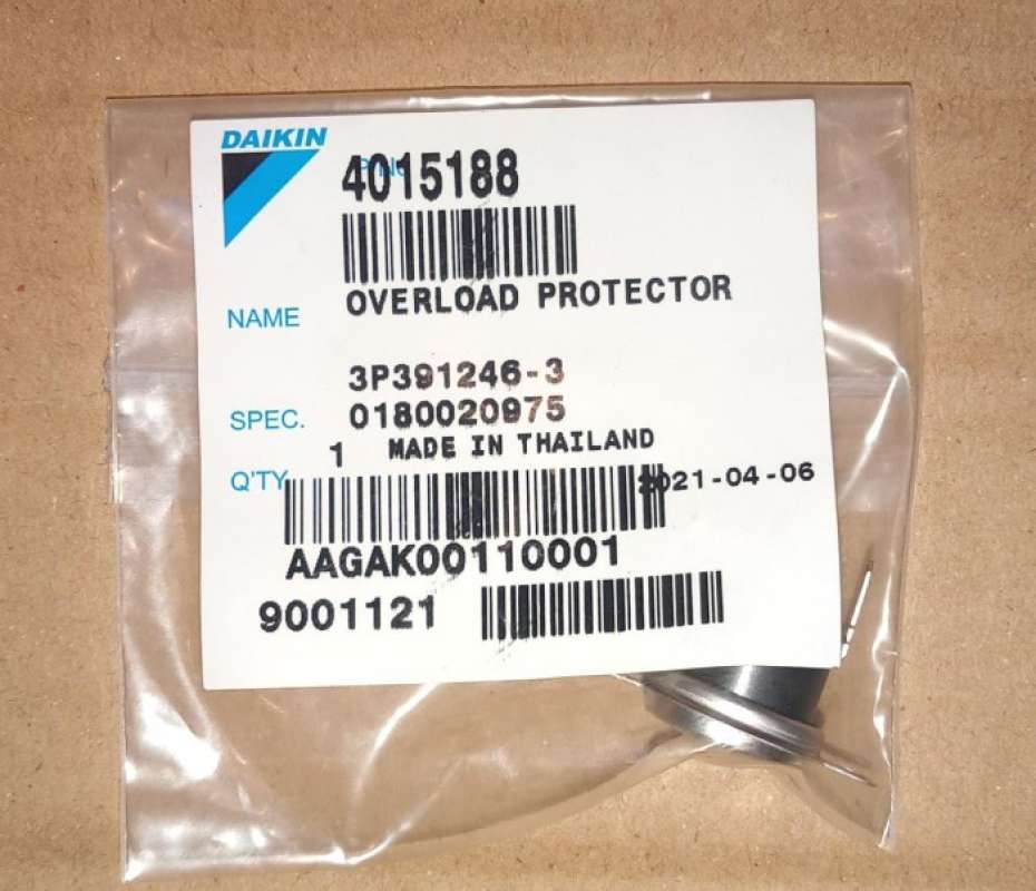 Promo Overload Protector 4015188 Kompressor Outdoor Daikin Inverter ...