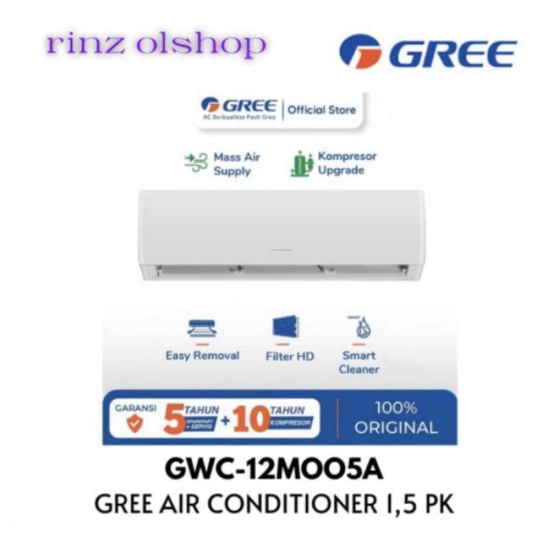 Promo Ac Split Gree 12moo5a 1.5 Pk Moo5a Series Gwc12moo5a Standart ...