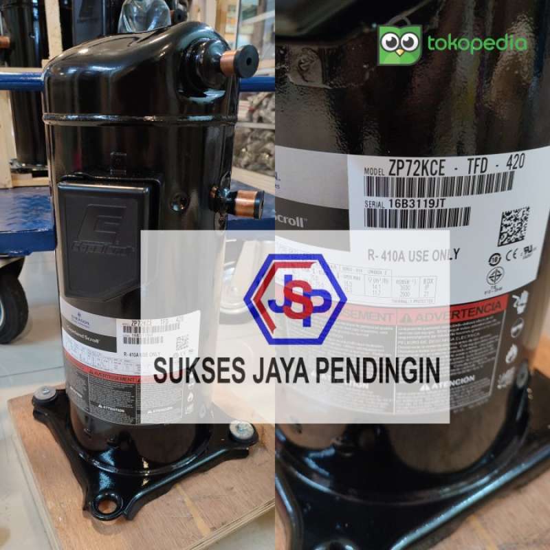 Promo Compressor Copeland Zp72kce-tfd-420 / Kompresor Zp72kce-tfd-420 Diskon 23% Di Seller ...