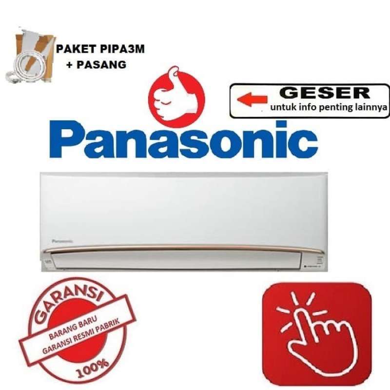 Promo Panasonic Ac 1/2 Pk Xn5skj Ion Alowa +pasang Pipa 3m ,resmi ...