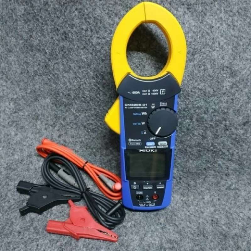 Promo Ac Clamp Power Meter True Rms + Bluetooth Hioki Cm3286-01 Cat Iii ...