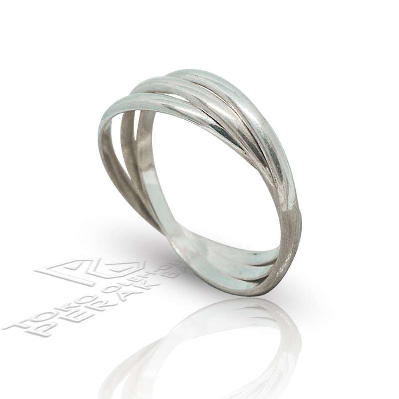Jual Cincin Perak Bali Wanita Asli Sterling Silver 925 Ring Triplets ...