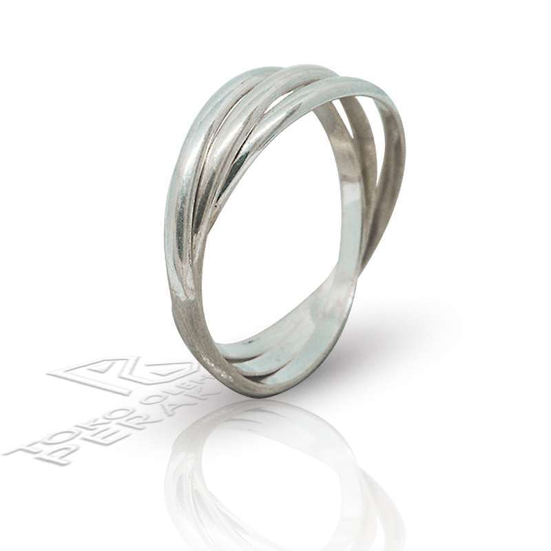 Jual Cincin Perak Bali Wanita Asli Sterling Silver 925 Ring Triplets ...