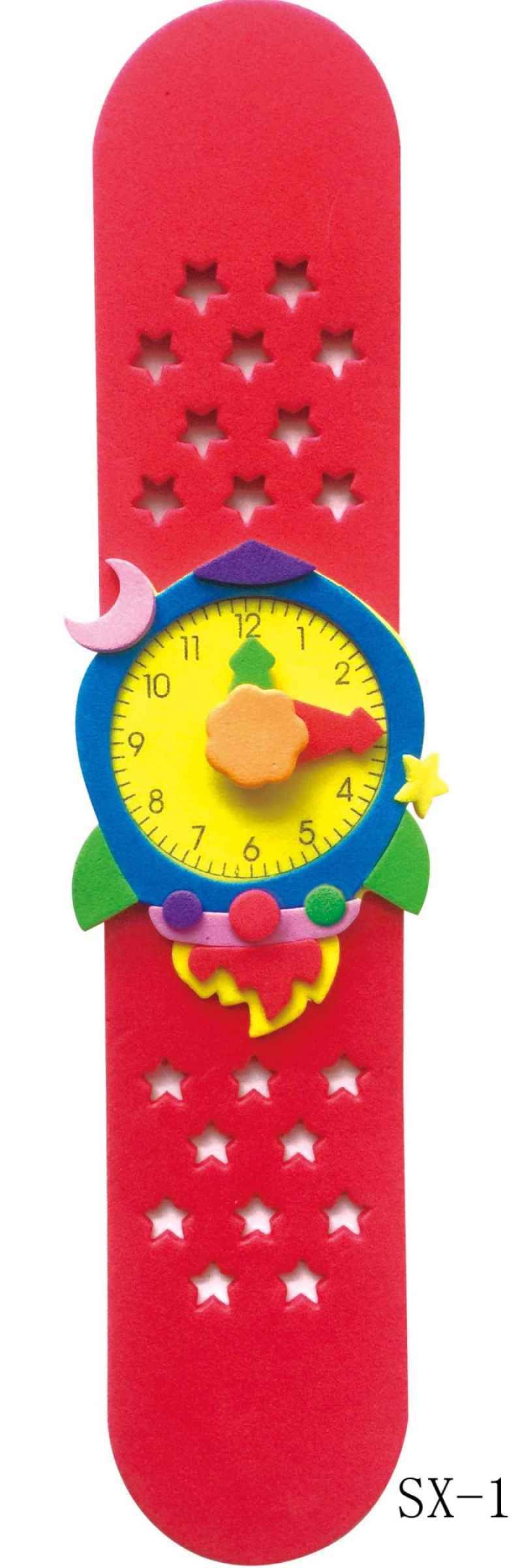 Jual Mainan Edukasi Jam Tangan Eva Anak - Diy Craft Anak - Puzzle Jam ...