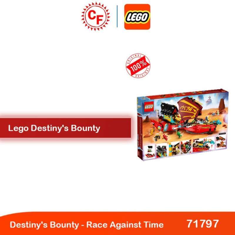 Jual Lego 71797 Ninjago Dragons Rising Destiny's Bounty - Race Against ...