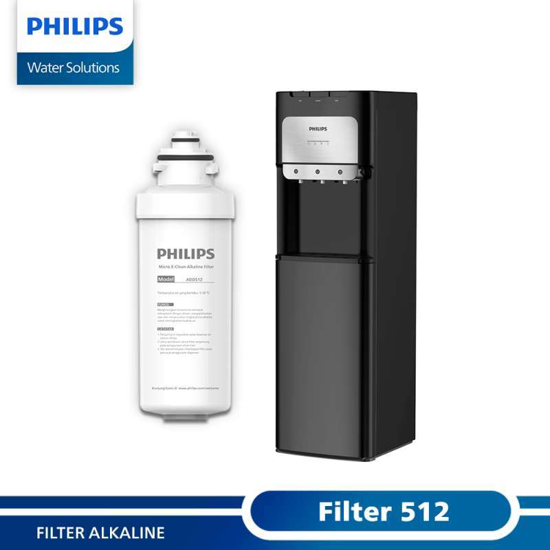 Promo Philips Dispenser Active Carbon Filter Microplastic + Alkaline Ph ...