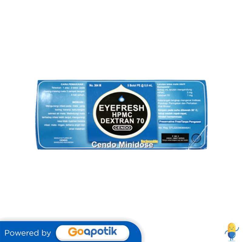 Jual Cendo Eyefresh Minidose 5 X 0.6 Ml Di Seller Apotek Afya - Utan ...