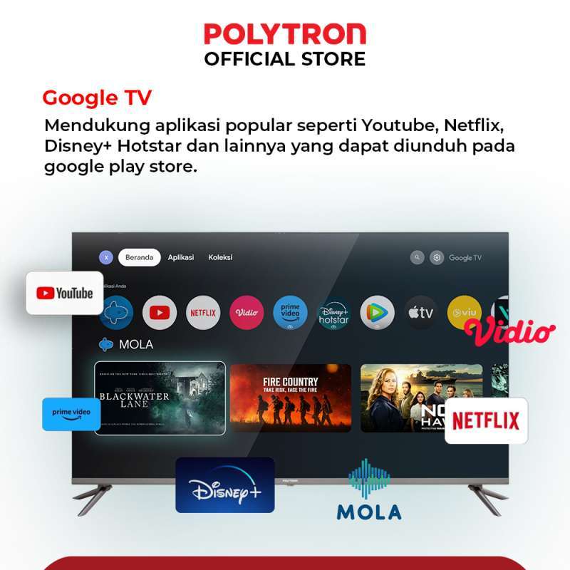 Promo Polytron Smart Cinemax Eqled 50 Inch Pld 50qg9059 Diskon 17% Di ...