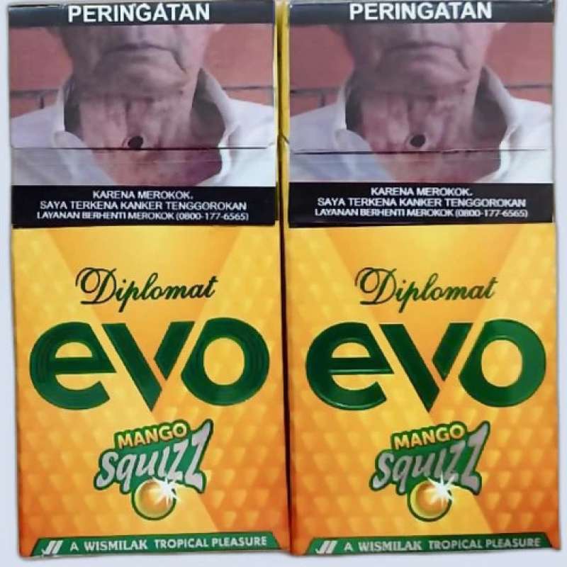 Jual Rokok Wismilak Diplomat Evo Mango Squizz 12 Batang | Harga Per ...