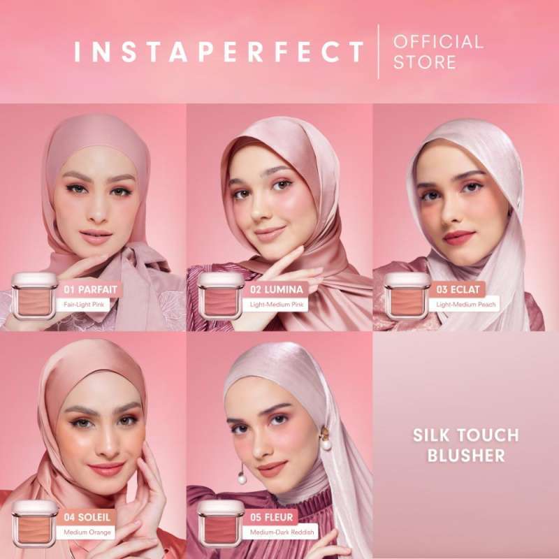 Promo New! Instaperfect Silk Touch Blusher - 05 Fleur Diskon 5% Di ...