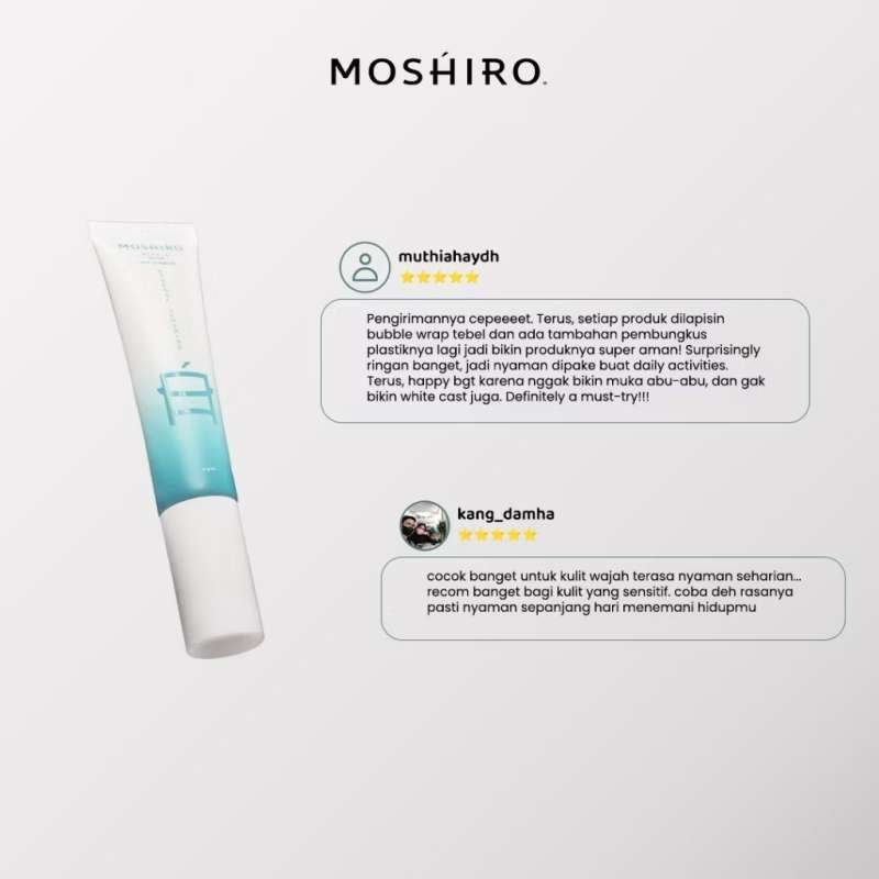 Jual Moshiro Eternal Sunshine Day Cream Tube With Uv Filter Di Seller ...
