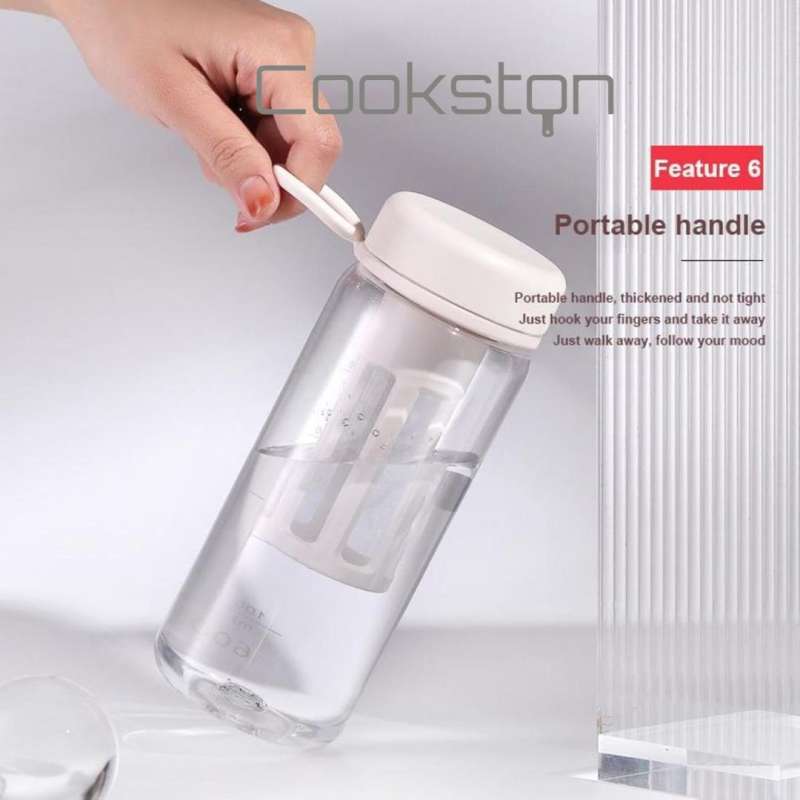 Promo Cookston Botol Minum Dengan Saringan Untuk Ampas Kopi Teh 600ml ...