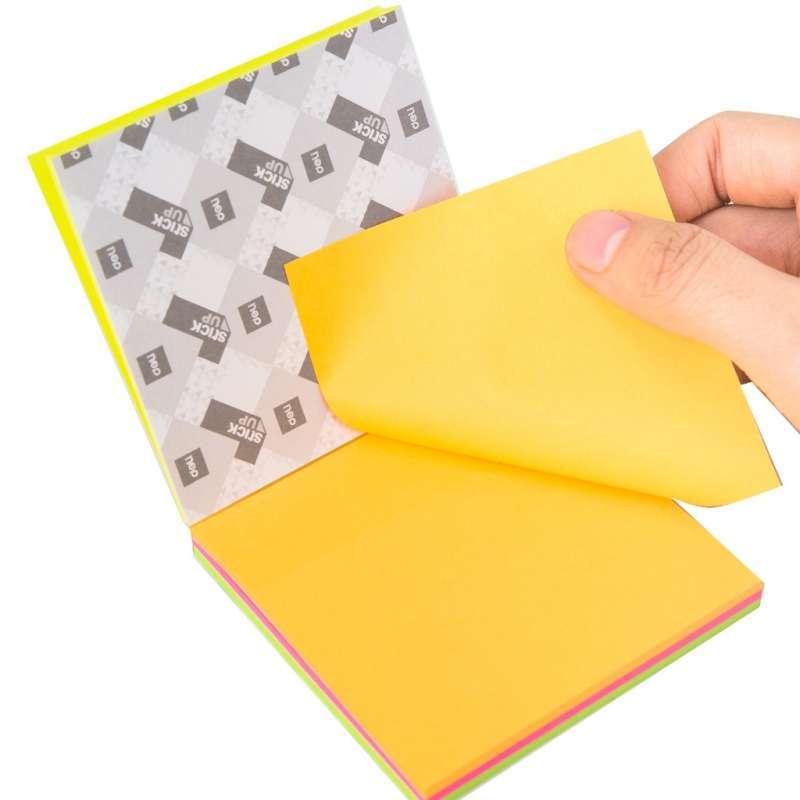 Jual Deli Sticky Note Isi 25 Lembar Ukuran 76×76mm Neon Colour Di ...