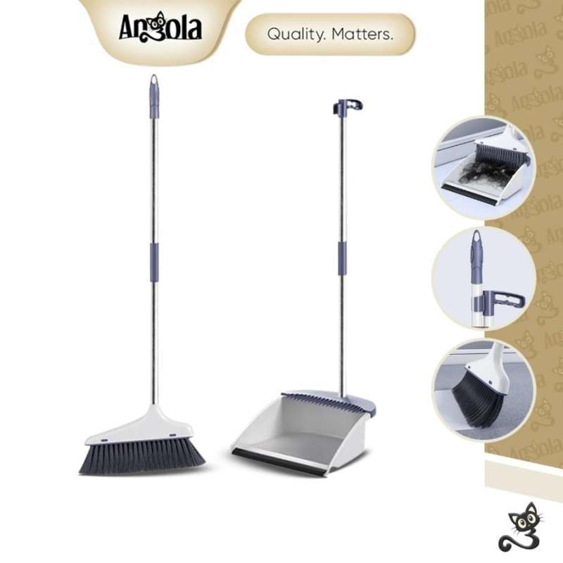Promo Angola Broom Dustpan Set D11 Set Sapu Pengki Alat Pembersih ...