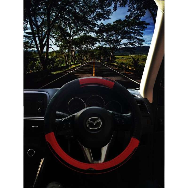 Jual Sarung Setir Mobil / Steering Wheel Cover Premium Kulit Lowin 5330 ...