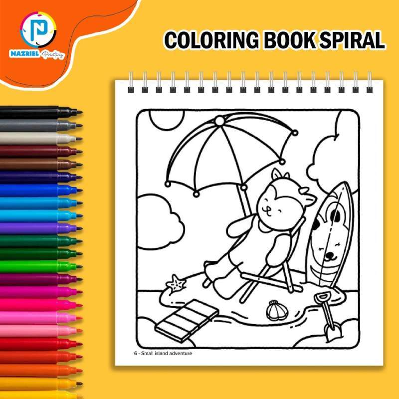 sunny day coloring book