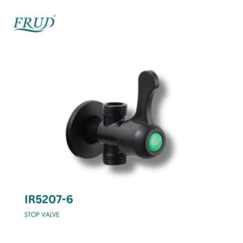 Jual Frud Ir5207-6 Triangle Valve Stop Valve Stop Keran Cabang Hitam ...
