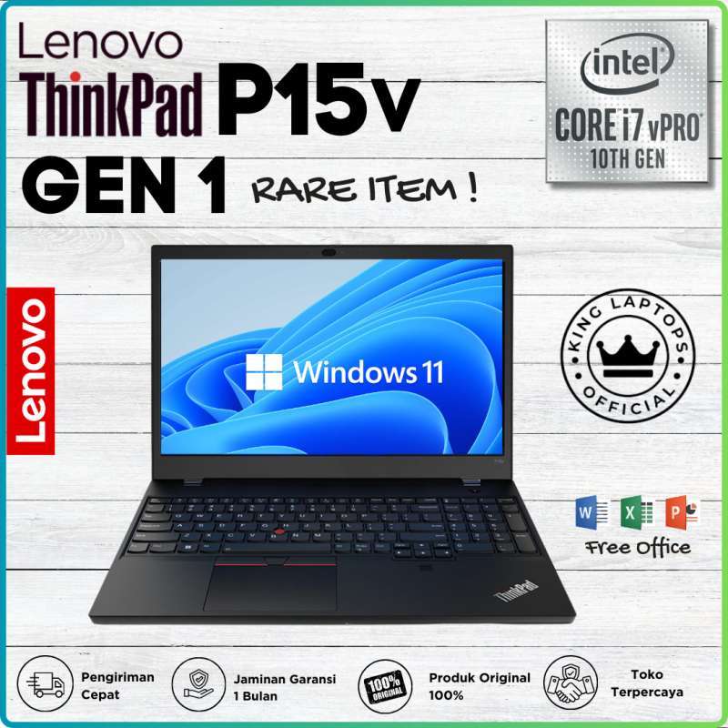 Promo Lenovo Thinkpad P15v G1 Core I7-10875h RAM 32gb - 1tb Ssd ...