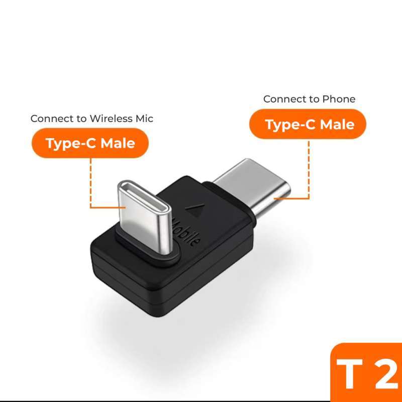 Jual Adapter USB Type C To Lightning L-shaped Lavalier Microphone Male ...