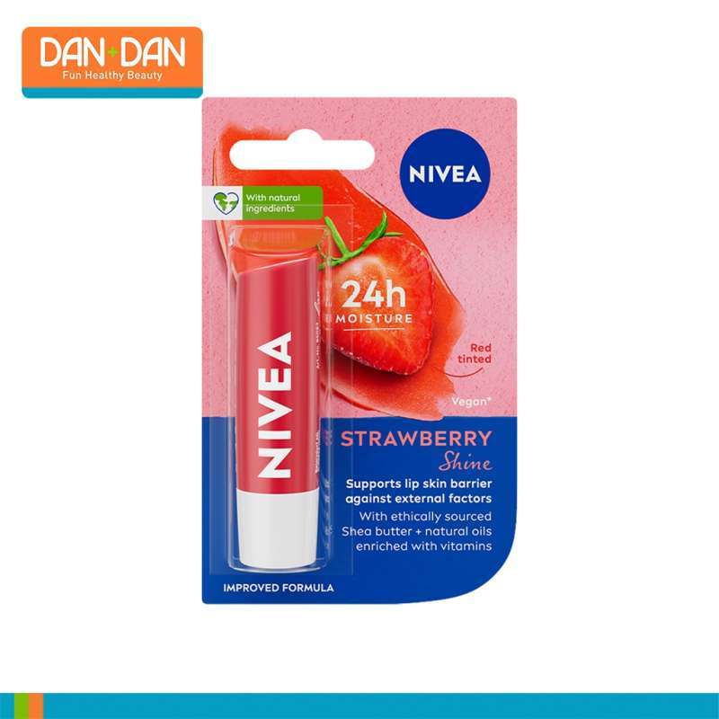 NIVEA Strawberry Lip Shine Gratis Ongkir 🔥 Harga Murah Juni 2026