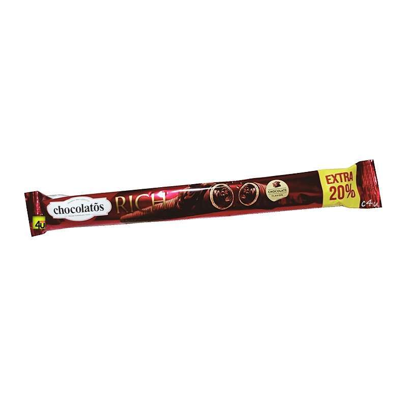 Promo Chocolatos Rich - Coated Wafer Roll - 1 Kotak Isi 12 Pcs Diskon ...