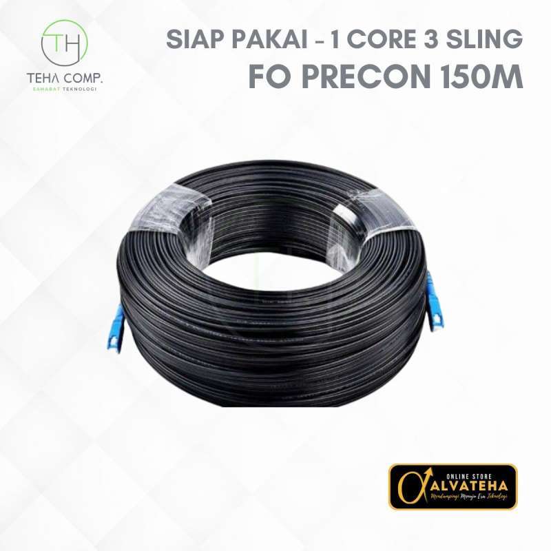 Jual Kabel Fo Precon 300m 200m 100m Drop Core Fiber Optik 1 Core 3 ...