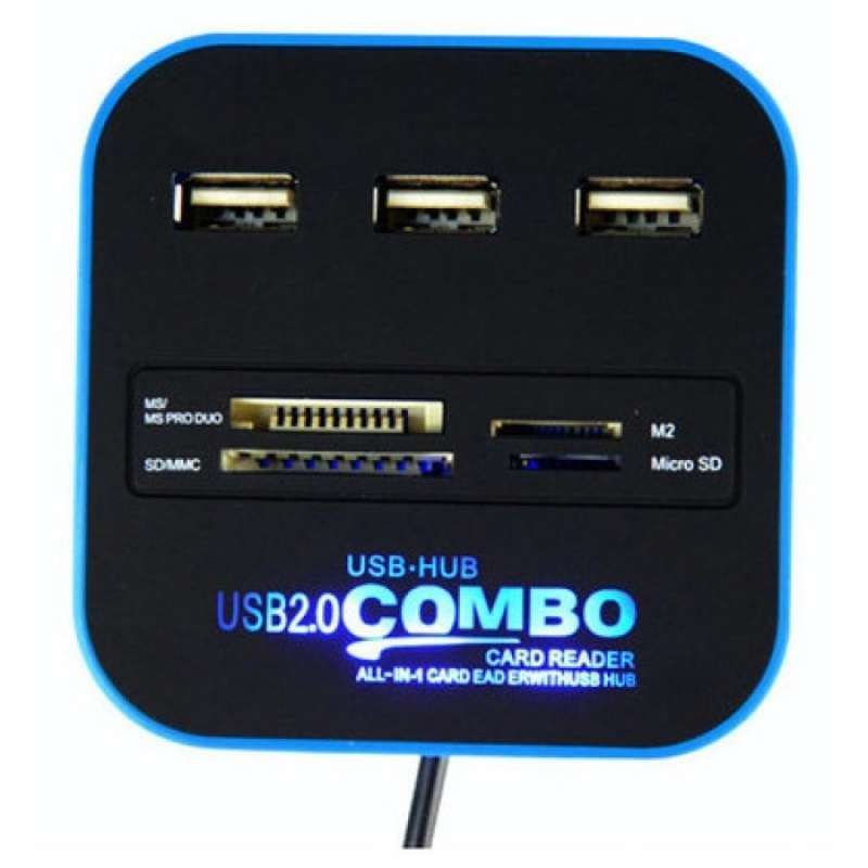 Promo Desktop Card Reader All In One 7 In 1 Microsd Ms M2 Mmc USB 2.0 ...