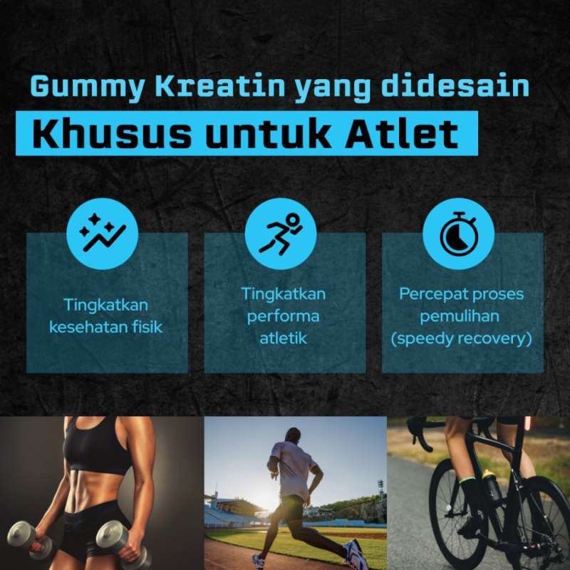 Jual Pome Crea+ High Protein Creatine Gummy 1 Botol Isi 60 Gummy Di ...