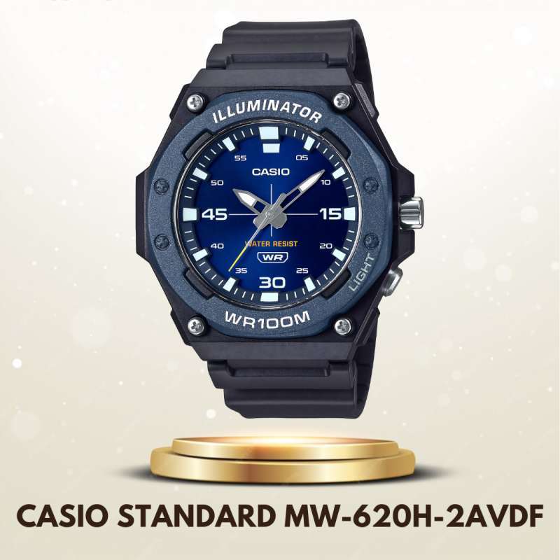 Promo Casio Standard Mw-620h Jam Tangan Pria Illuminator Analog ...