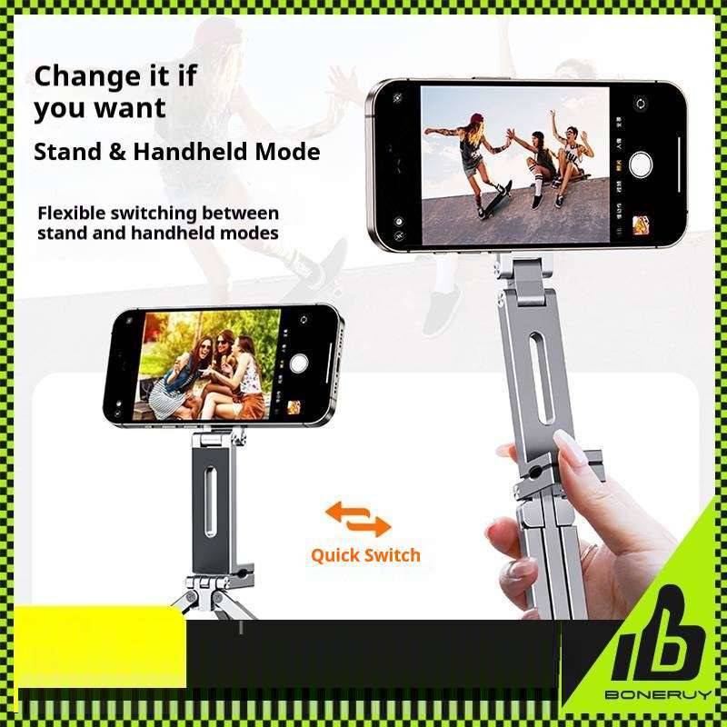 Jual E01s Magnetic Phone Holder Tripod Universal Travel Stand Rotating ...